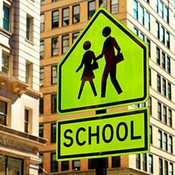 W16-7P Sign | Diagonal Arrow Sign - Traffic Safety Products